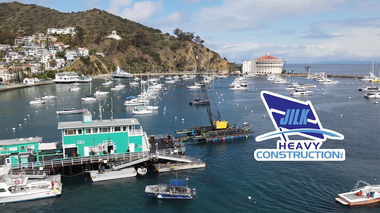 Jilk Heavy Construction Arrives In Avalon, Catalina Island April, 2025 ...