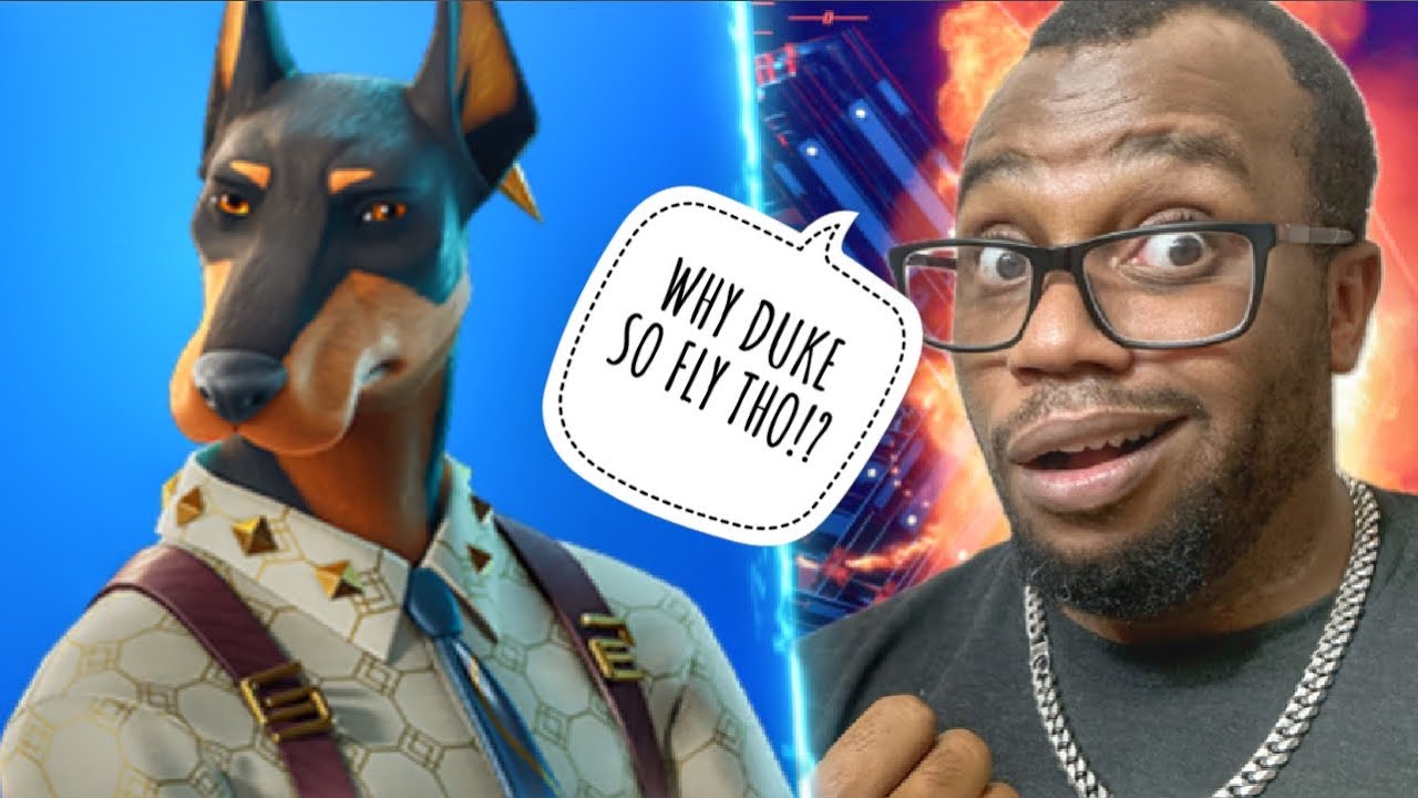 FORTNITE SKIN REVIEW: DUKE IS IN THE HOUSE! MY MAN IS CLEAN THO! SHEESH ...