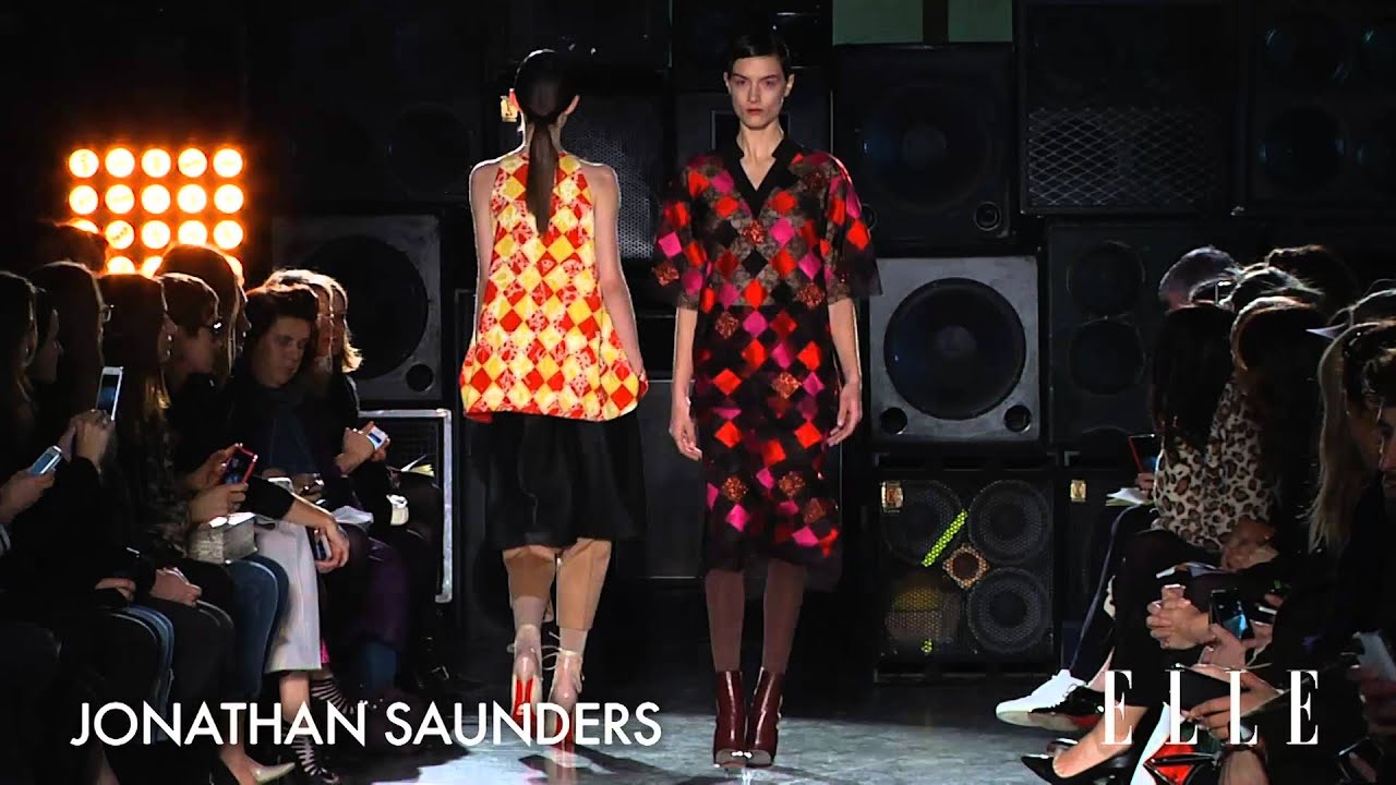 JONATHAN SAUNDERS FW 2014-15 collection - YouTube
