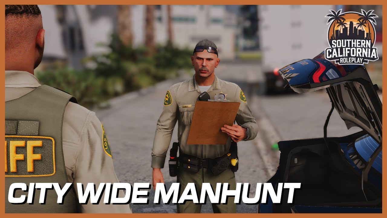 FIVEM - Southern California Roleplay | Episode #004 - CITYWIDE MANHUNT! - YouTube