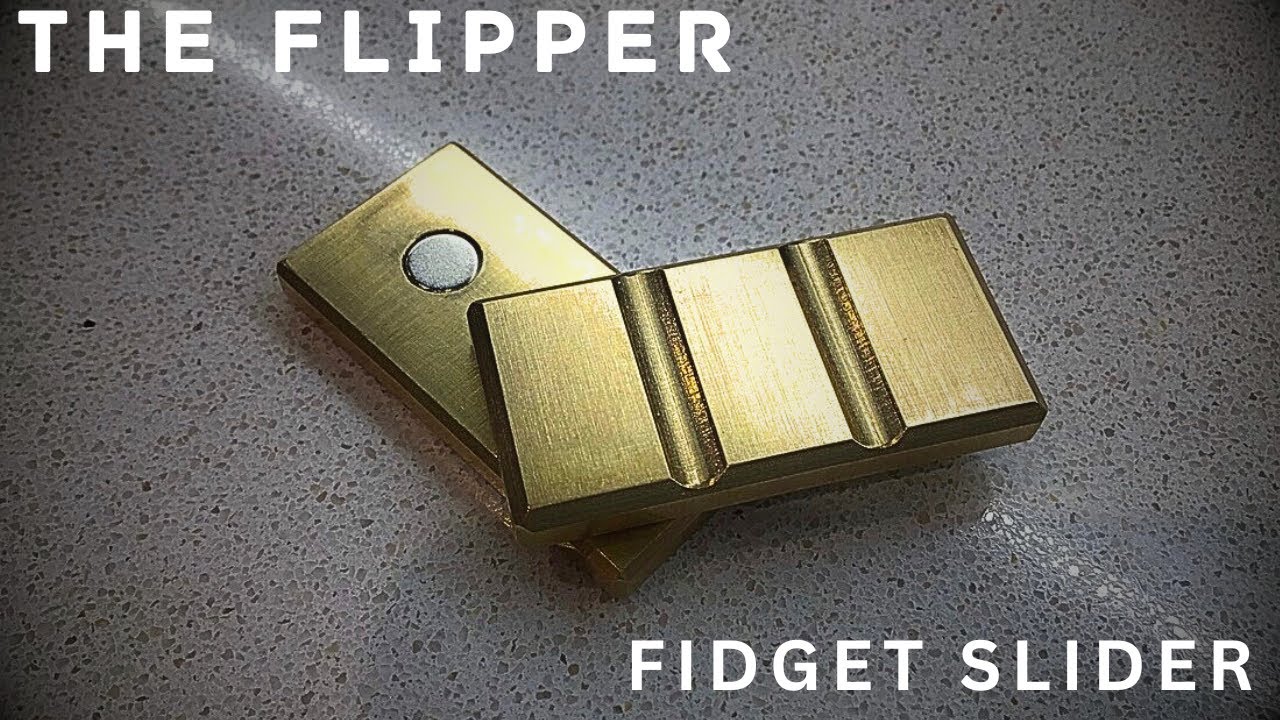 THE FLIPPER by Black Cloud Creations Haptic slider/ Haptic coin / Worry ...