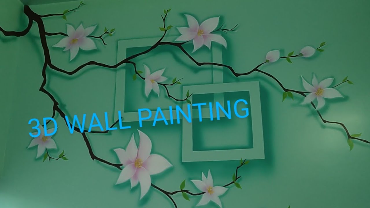 3D WALL PAINTING ATR DESIGN - YouTube