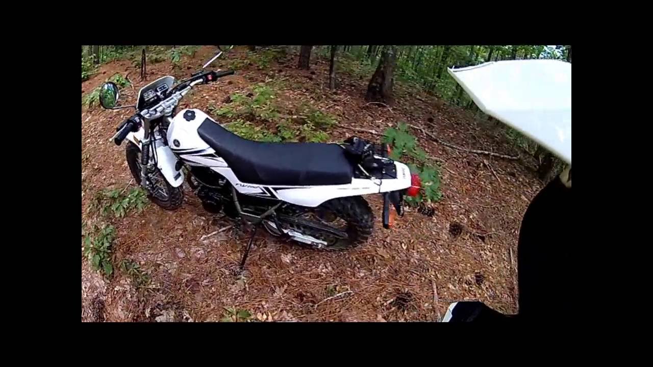 TW200 trail ride - YouTube