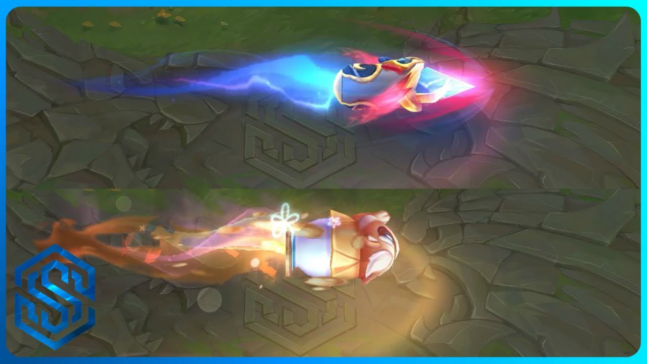 T1 Jinx vs Cafe Cuties Jinx Skin COMPARISON - YouTube