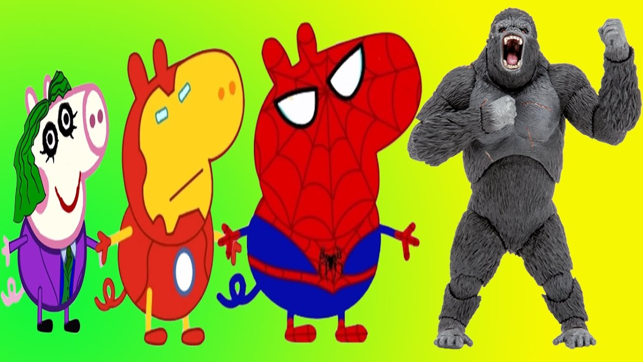 Peppa Pig Hero #9 - Peppa Pig Heroes español cloring - Spiderman vs ...