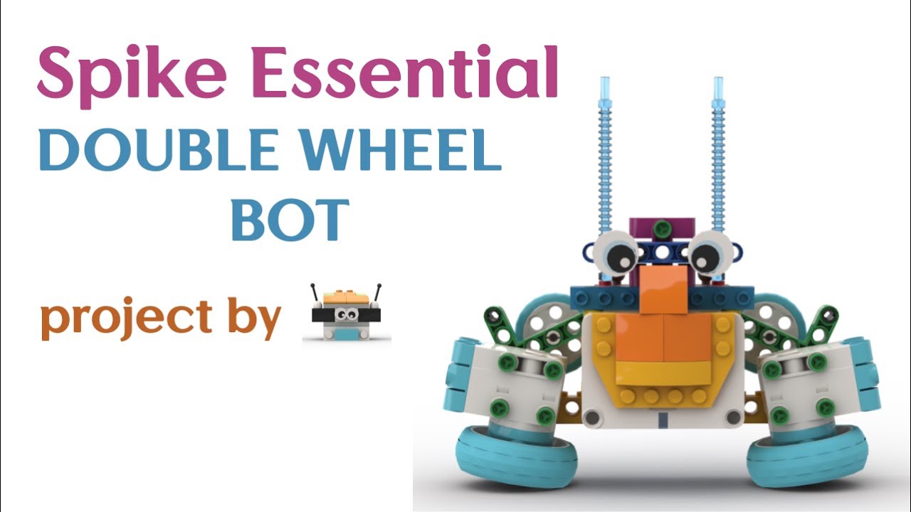 DoubleWheel Bot Lego Spike Essential - YouTube
