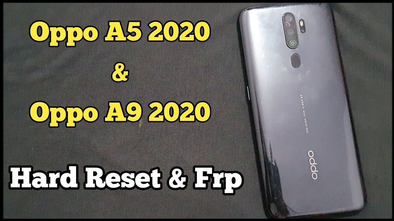 Oppo A5 2020 And Oppo A9 2020 Hard Reset/ Oppo Hard Reset Unlock ...