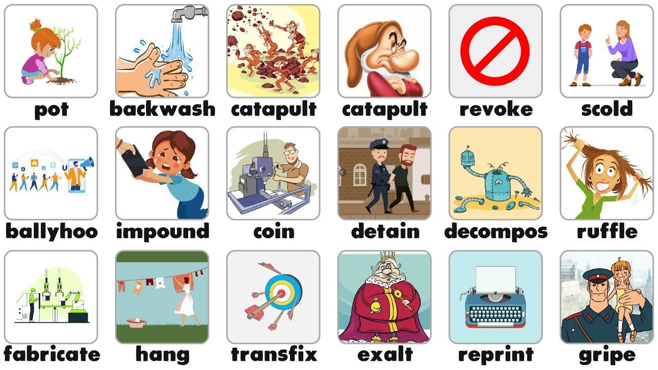 50 Verbs + Verb Forms V1, V2, V3, V4 + Example Sentences - YouTube