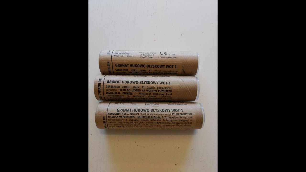 Smällare Banger Petardy Böller Petarda .Granat Hukowo-Blyzkowy Wot-1 ...