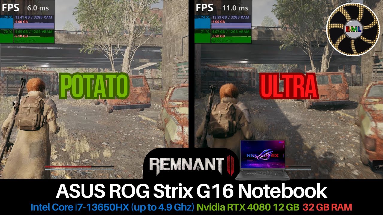 Remnant 2 | Potato VS Ultra | RTX 4080 12GB, i7-13650HX, 32GB - Asus ...
