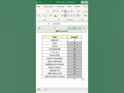 Learn how to calculate number of characters in a cell in excel In tamil #excelintamil #exceltips ...