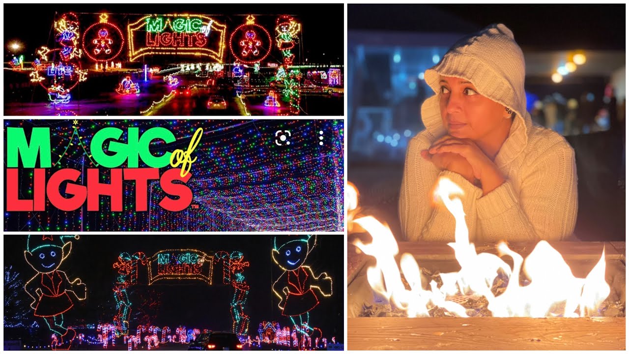 Magic light show tour - YouTube