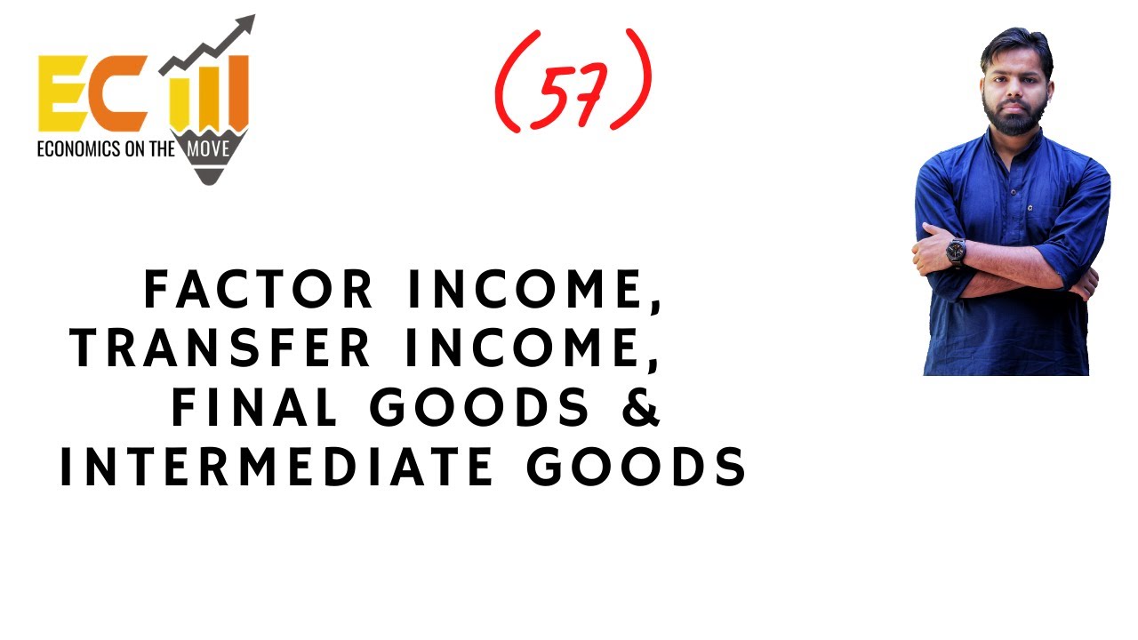 (57)What is meant by Factor income,Transfer income,Final goods and ...