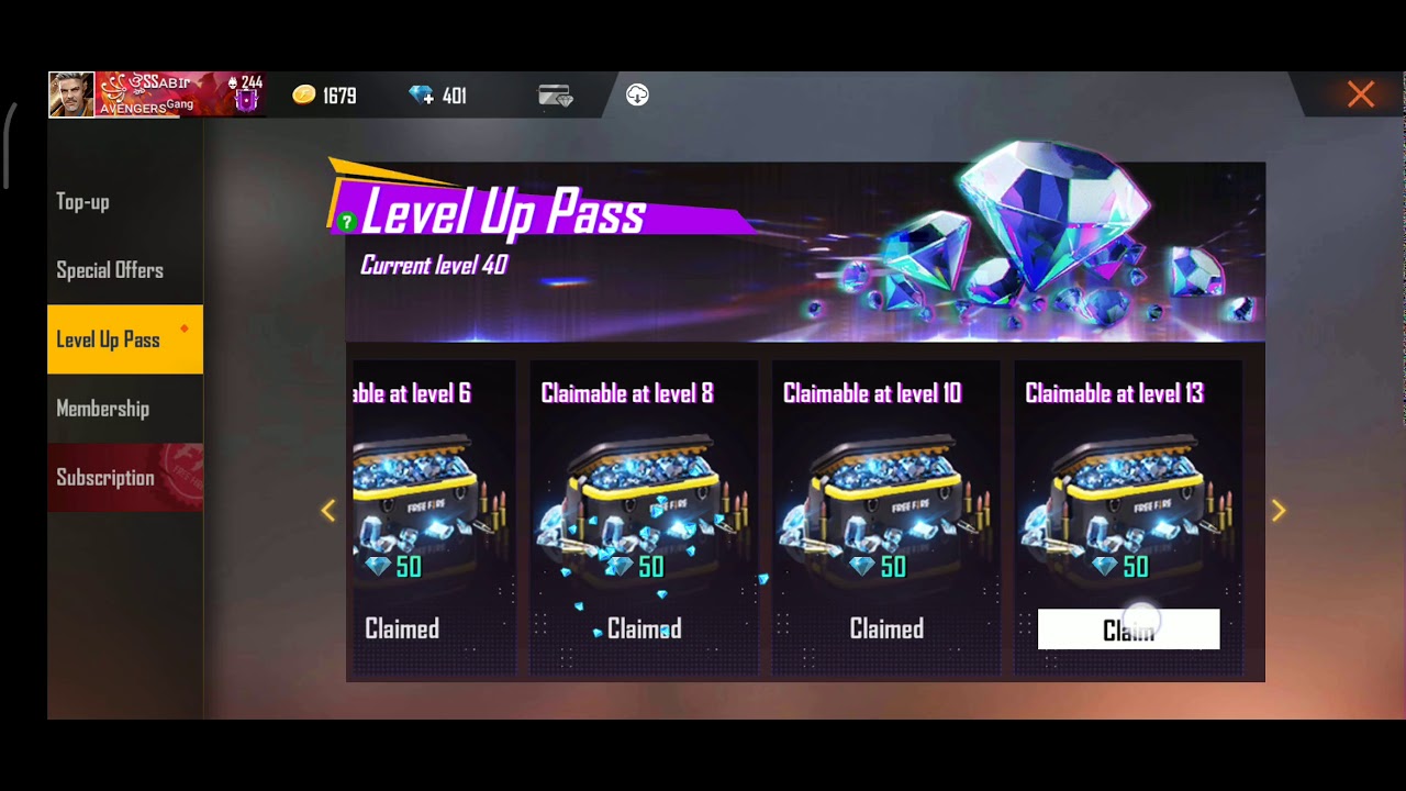 purchase level up pass - YouTube