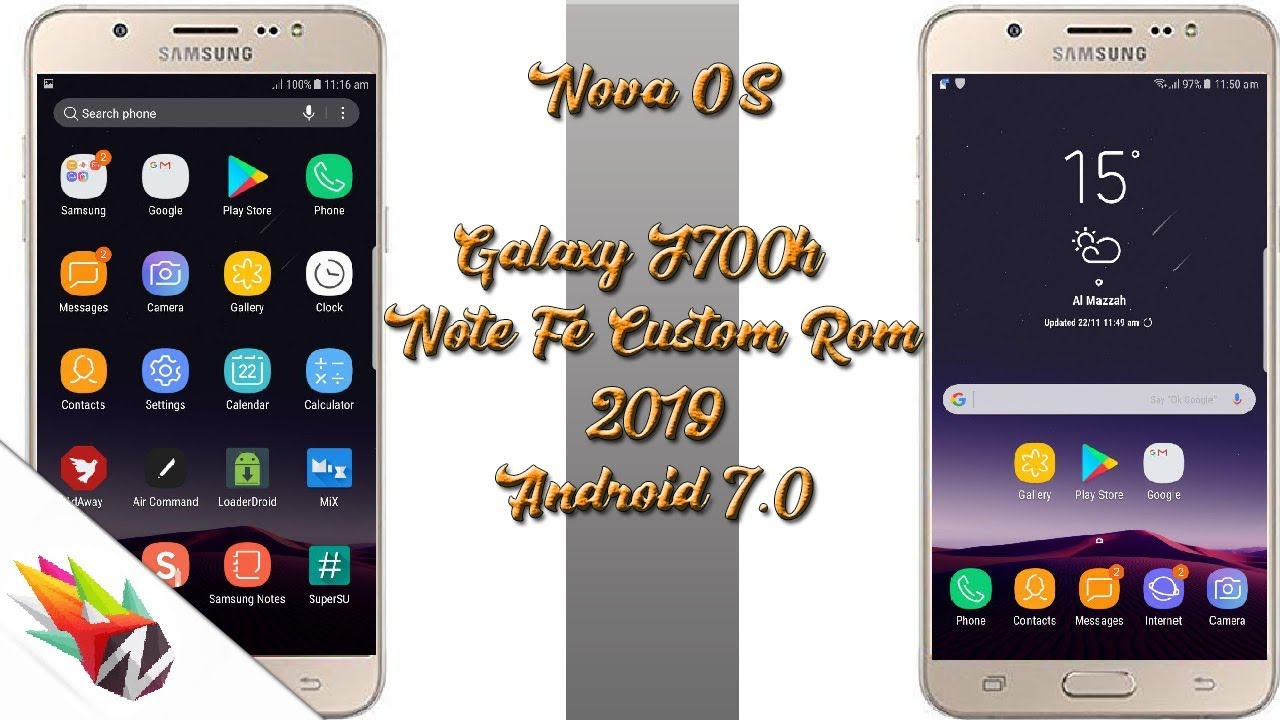 Custom Rom for Galaxy J700H (of Note 7) NovaOS - Android 7.0 ...