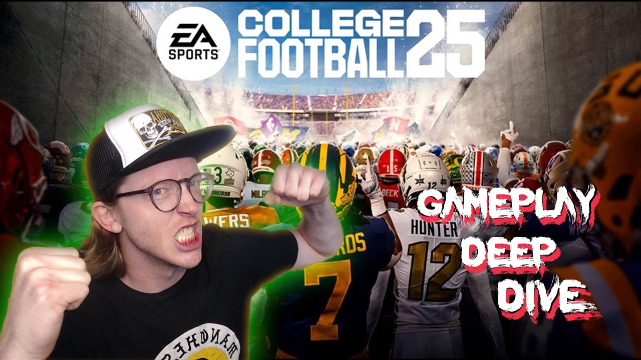 GAME-PLAY DEEP DIVE FOR COLLEGE FOOTBALL 25 | Reaction and Breakdown ...