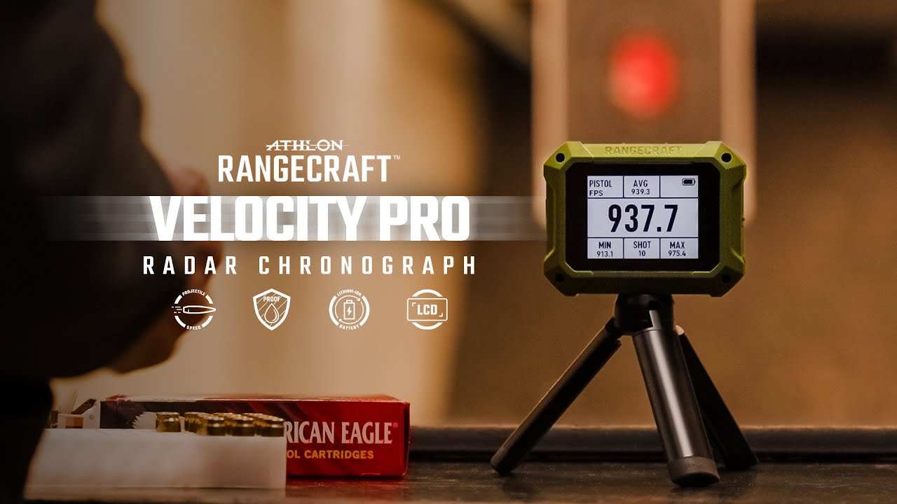 Rangecraft Velocity PRO Radar Chronograph OUT NOW | Athlon Optics - YouTube