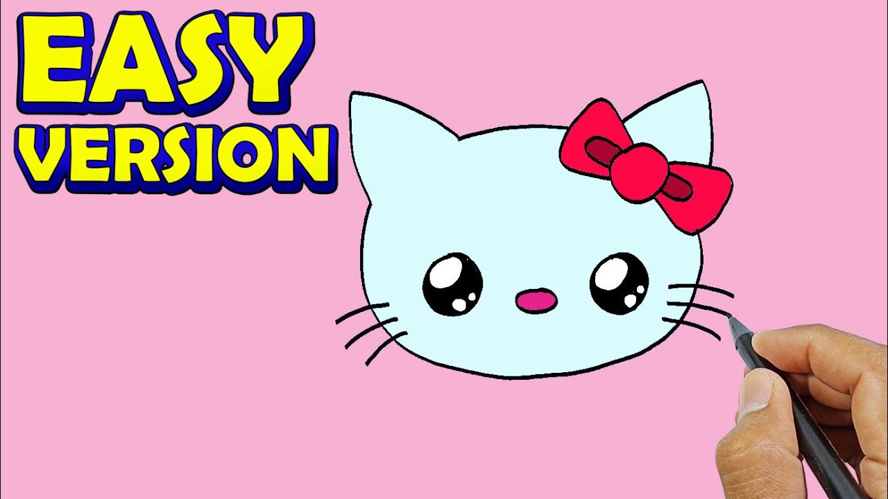 How To Draw Hello Kitty Face Step By Step Easy Simple Step Simple How To Draw Hello Kitty Face Step By Step Easy Simple Step Simple