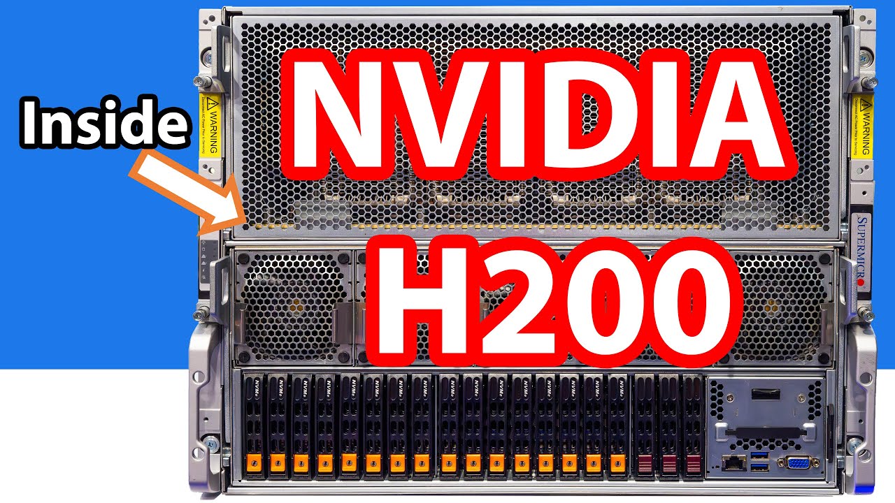 Inside the SUPER NVIDIA H200 Server From Supermicro - YouTube