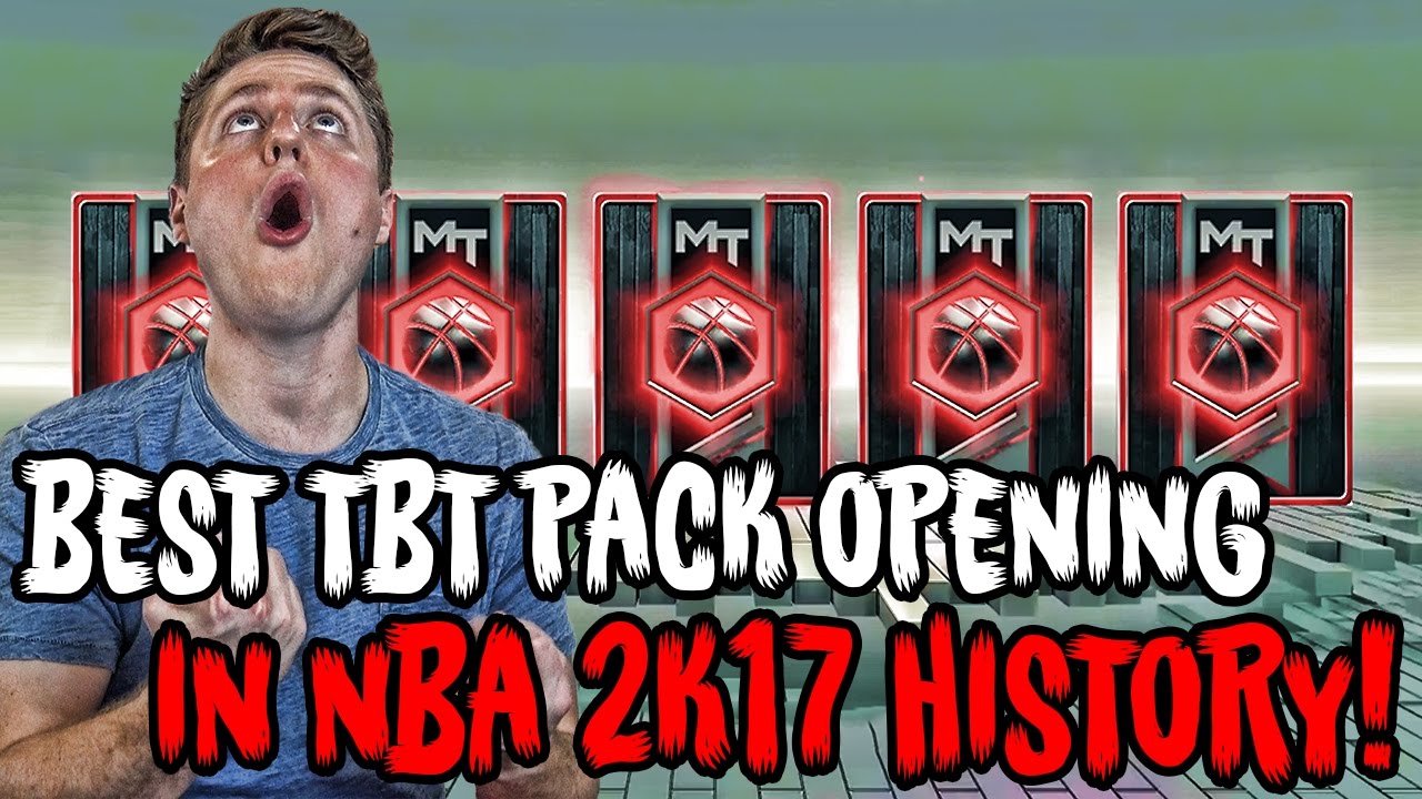 THE BEST PACK OPENING IN 2K17 HISTORY? TBT PACKS ARE JUICED! - YouTube