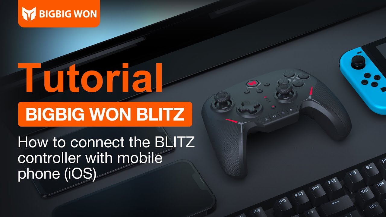How to connect the BLITZ controller with mobile phone (iOS) - YouTube