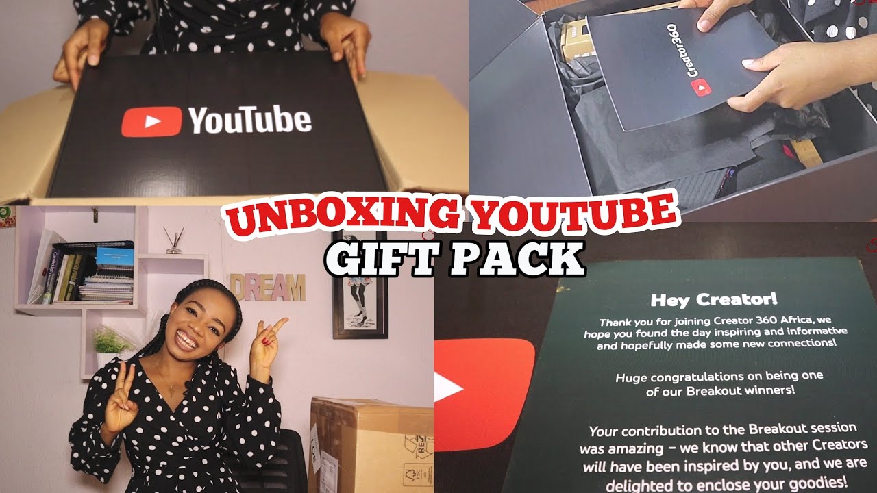 @YouTube Sent Me A Gift Pack | UNBOXING - YouTube