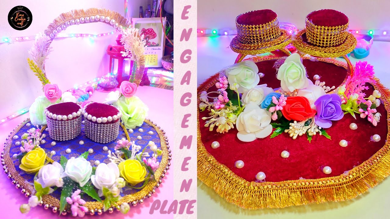 2 diffrent type engagement plate design|Engagement Ring plates design ...