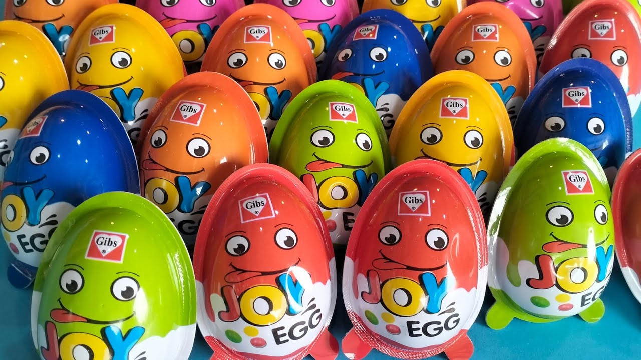 Kinder Joy Egg Opening Videos ASMR👌🌈Most popular chocolate Egg video ...
