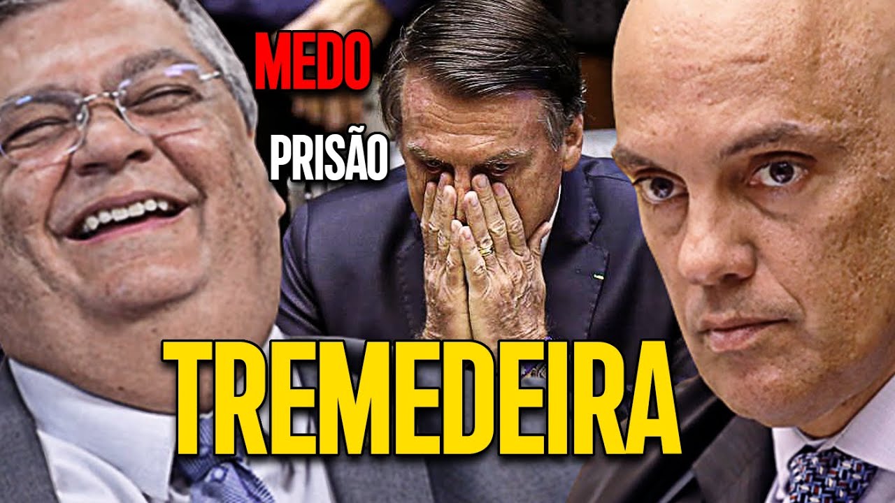 BOLSONARO TREME E ARREGA PRO STF! XANDÃO E DINO ESTÃO NA COLA DO CHEFÃO ...