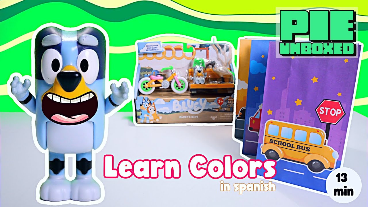 Bluey Colors adventure - best gift for Bingo's Birthday! | Learn colors ...