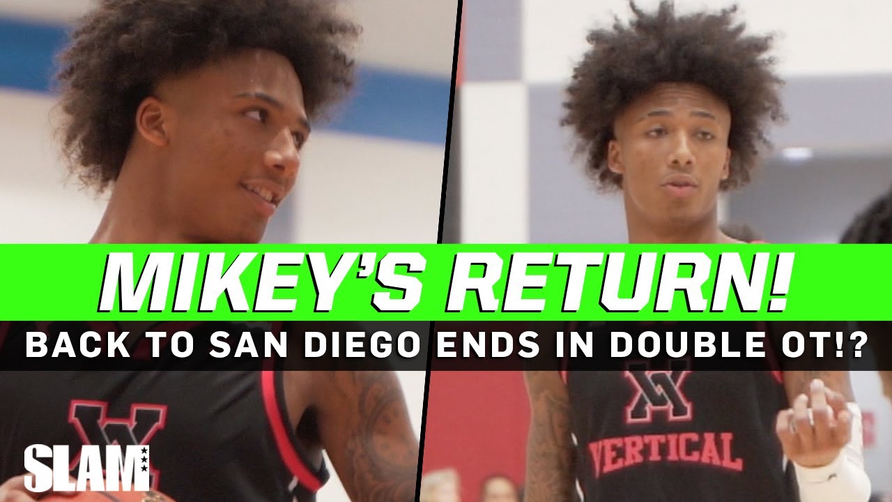 Mikey Williams returns to San Diego‼️ Drops 46 in WILD Double OT ...
