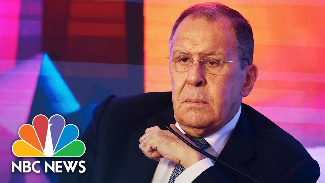 Russian foreign minister laughed at over Ukraine remarks - YouTube