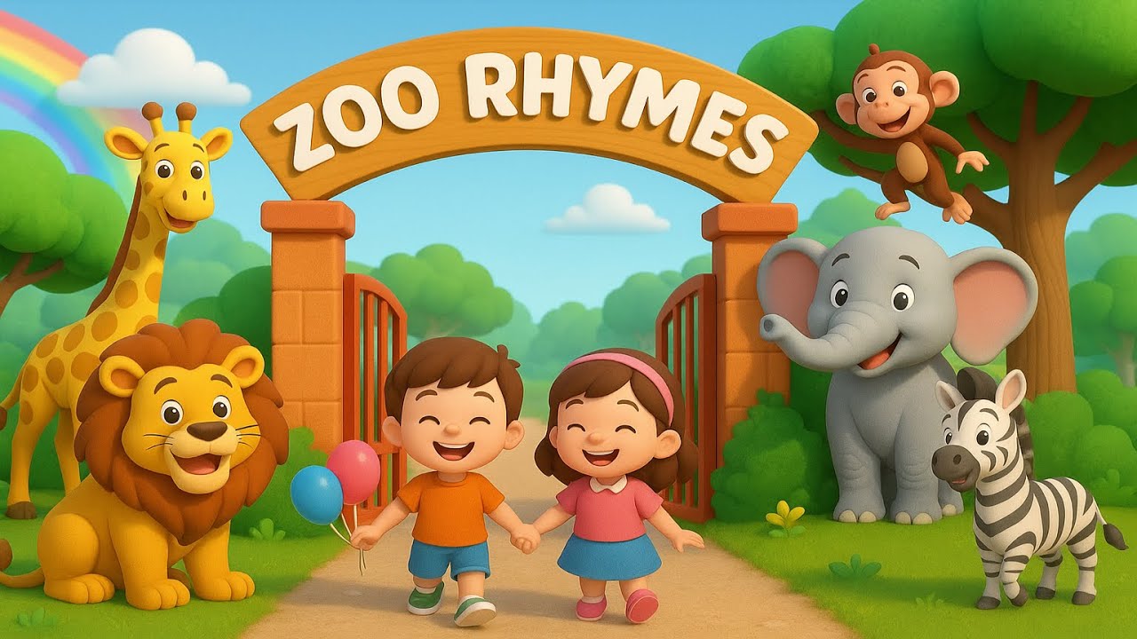 Let’s visit the Zoo 🦁🐘🐒 | Zoo Rhymes | Rhymes in English - YouTube