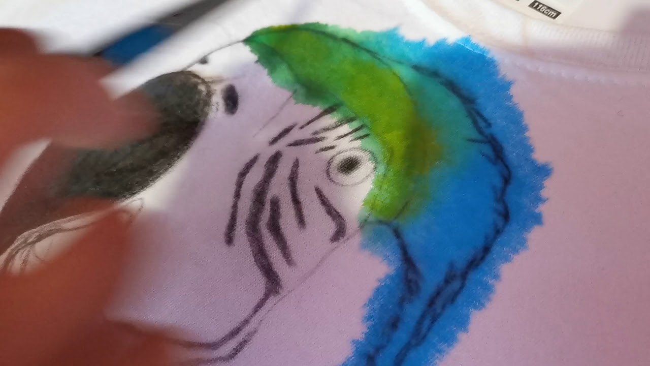 Marabu Textile Fabric Paint Review - YouTube