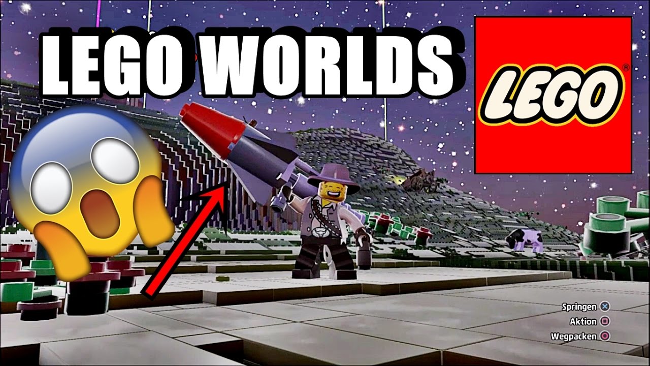 LEGO WORLDS - Finding MEGAZOOKA and GUITAR - YouTube