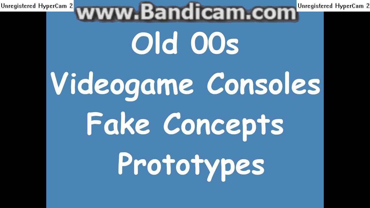 Old 00s Videogame Consoles Fake Concepts Prototypes - YouTube