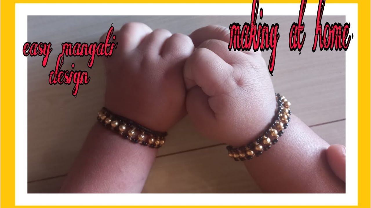 baby mangati making at home design-2 - YouTube