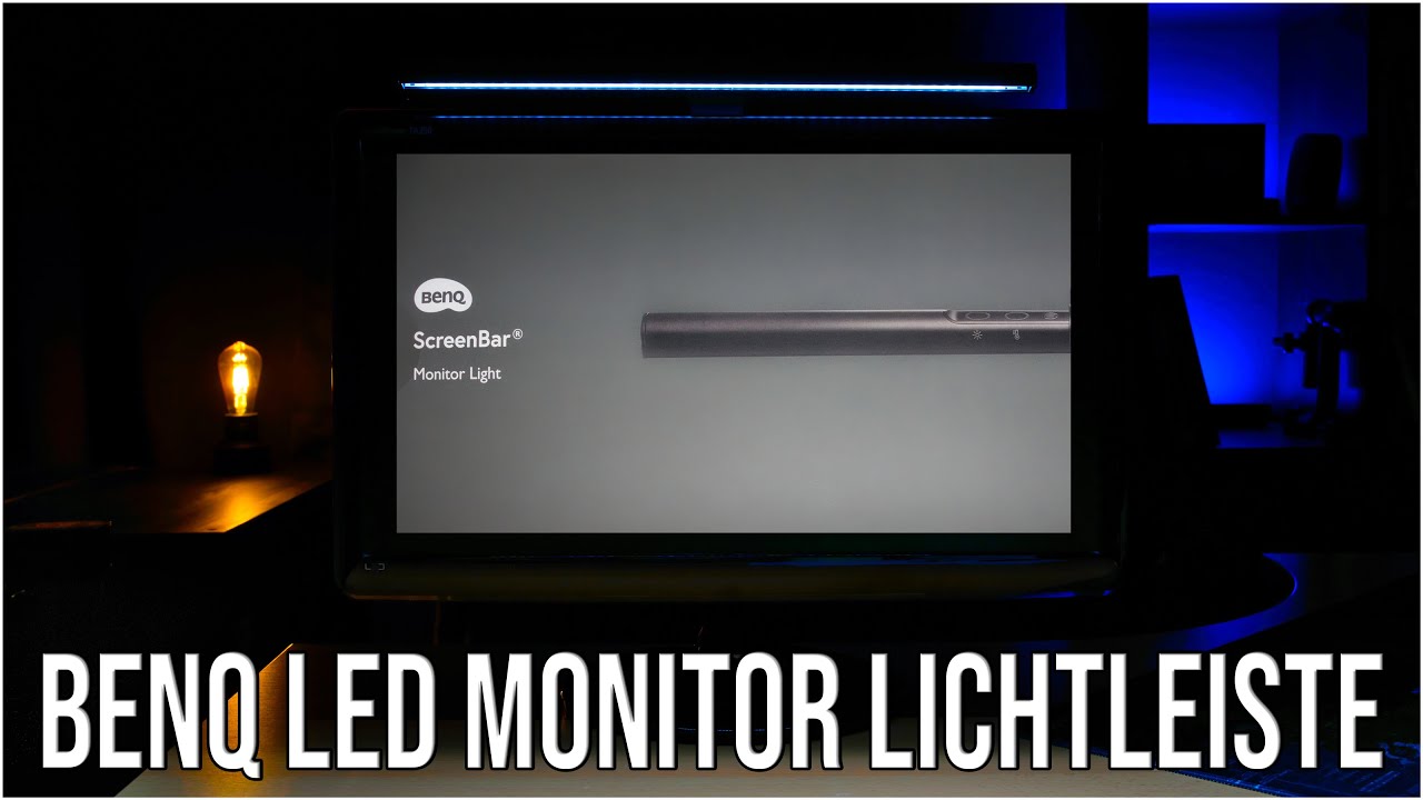 Edel und hochwertige LED Monitor Lichtleiste von BenQ - YouTube