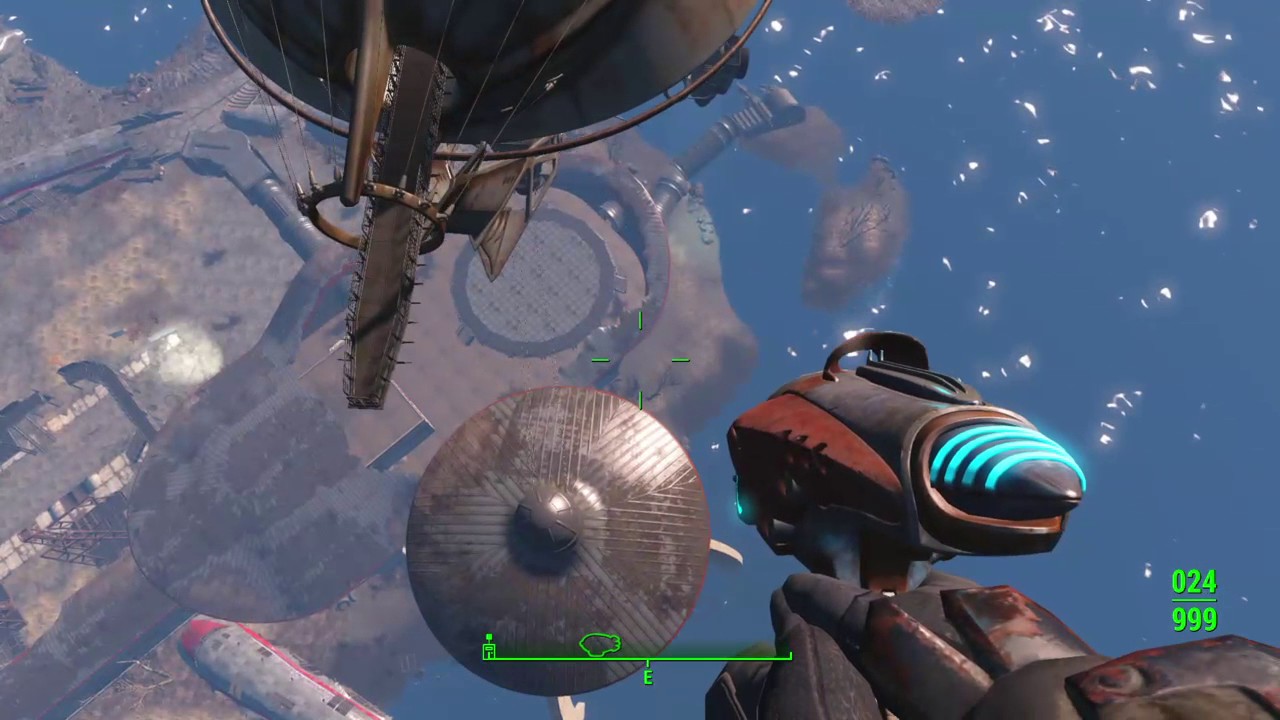 Fallout 4|what happens when you beat the prydwen to the airport - YouTube