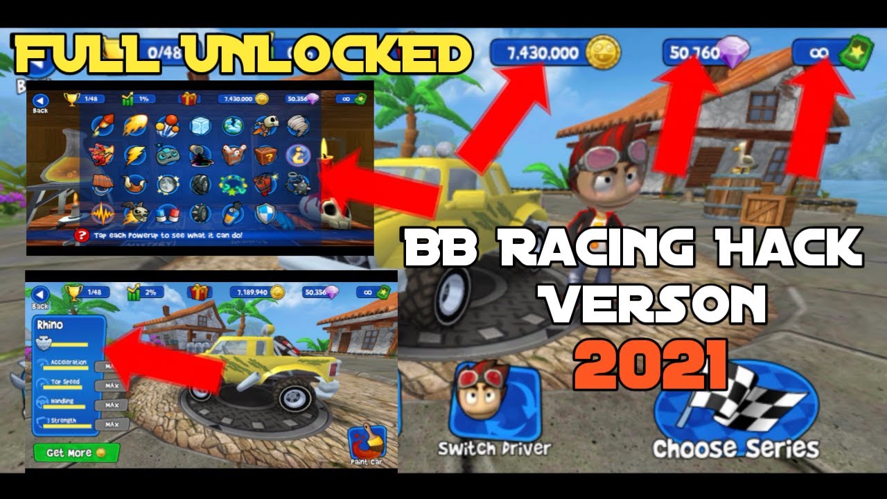 BB Racing full unlocked hack verson 2021 - YouTube