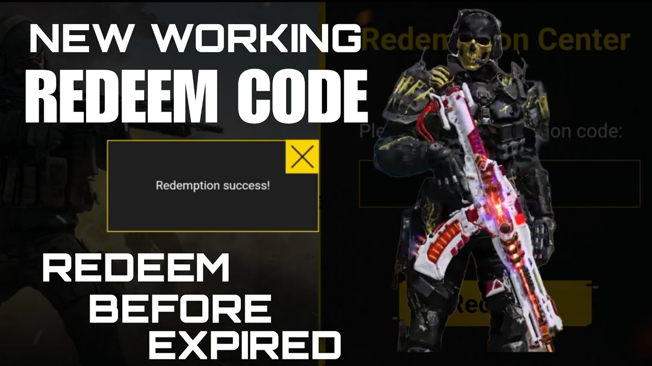 New Working REDEEM code Codm 2025 | Codm Codes 2025 | Codm Redemption ...
