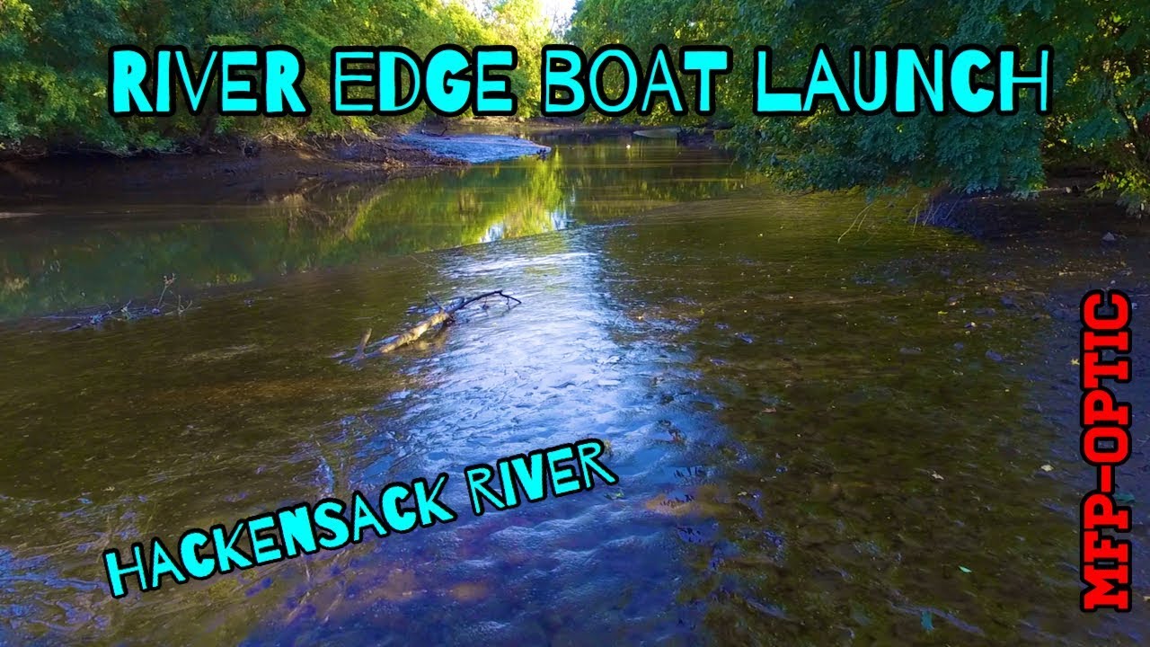 Hackensack River Drone | River Edge Boat Launch - YouTube