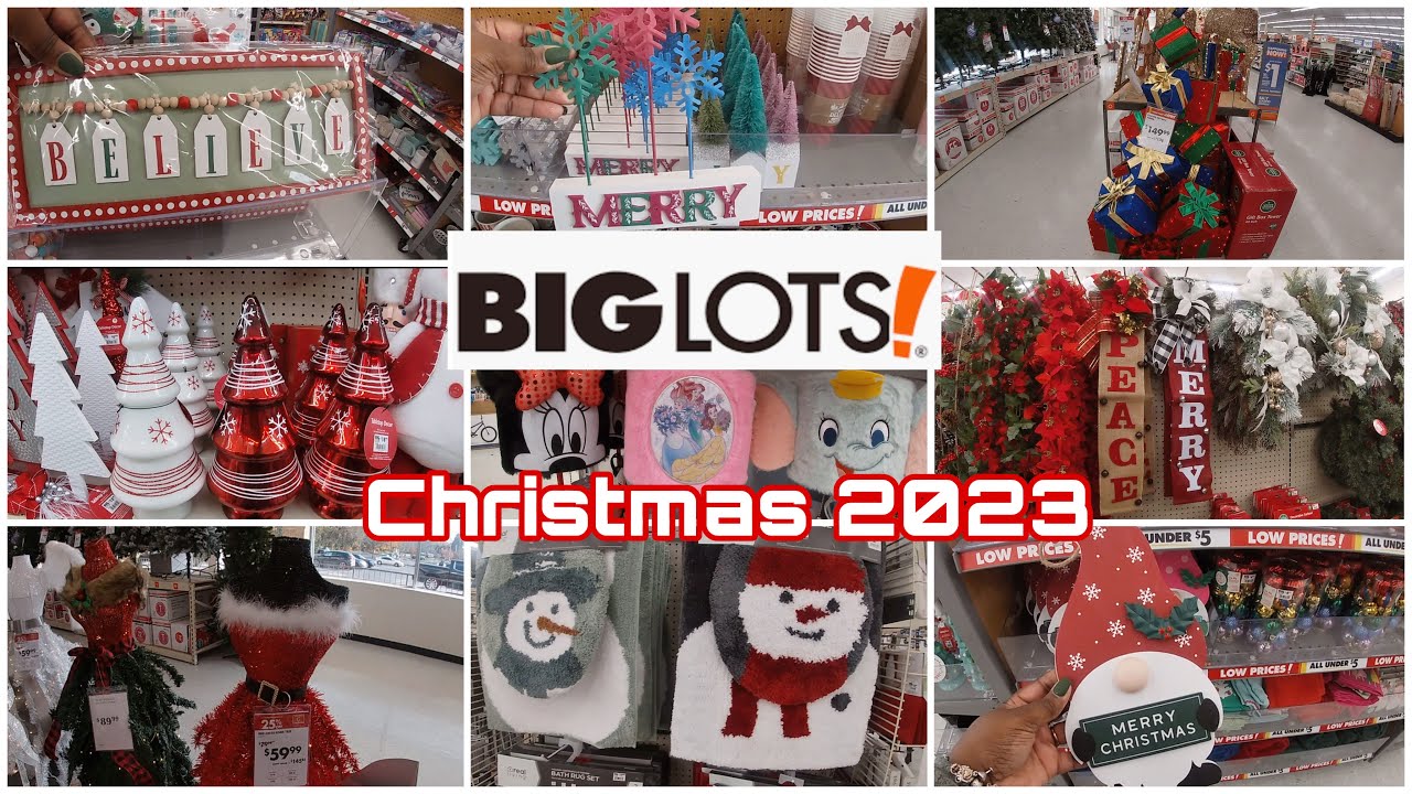 BIG LOTS! Christmas Holiday Shopping for Decor & Gifts 🎅🏿 Dollar Spot ...