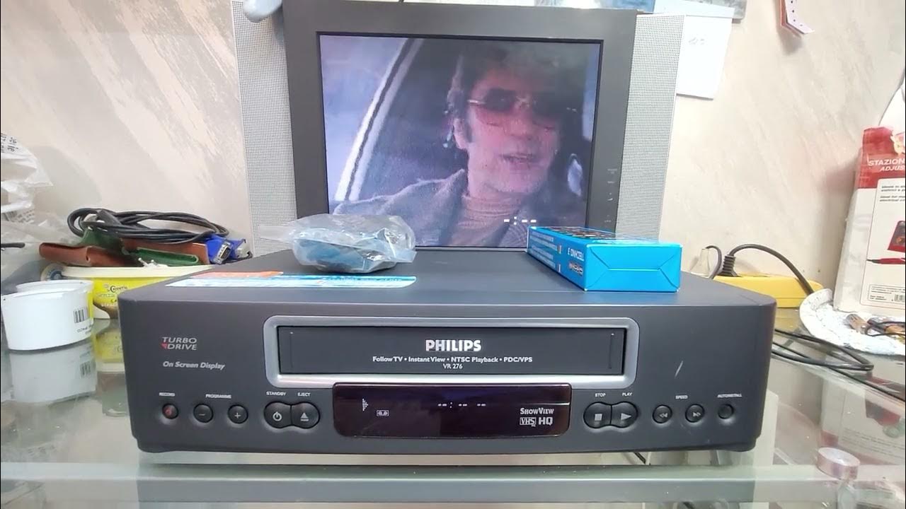 VIDEOREGISTRATORE VHS PHILIPS VR276 PAL NTSC BELLISSIMO E REVISIONATO A 69€ INCLUSA SPEDIZIONE ...