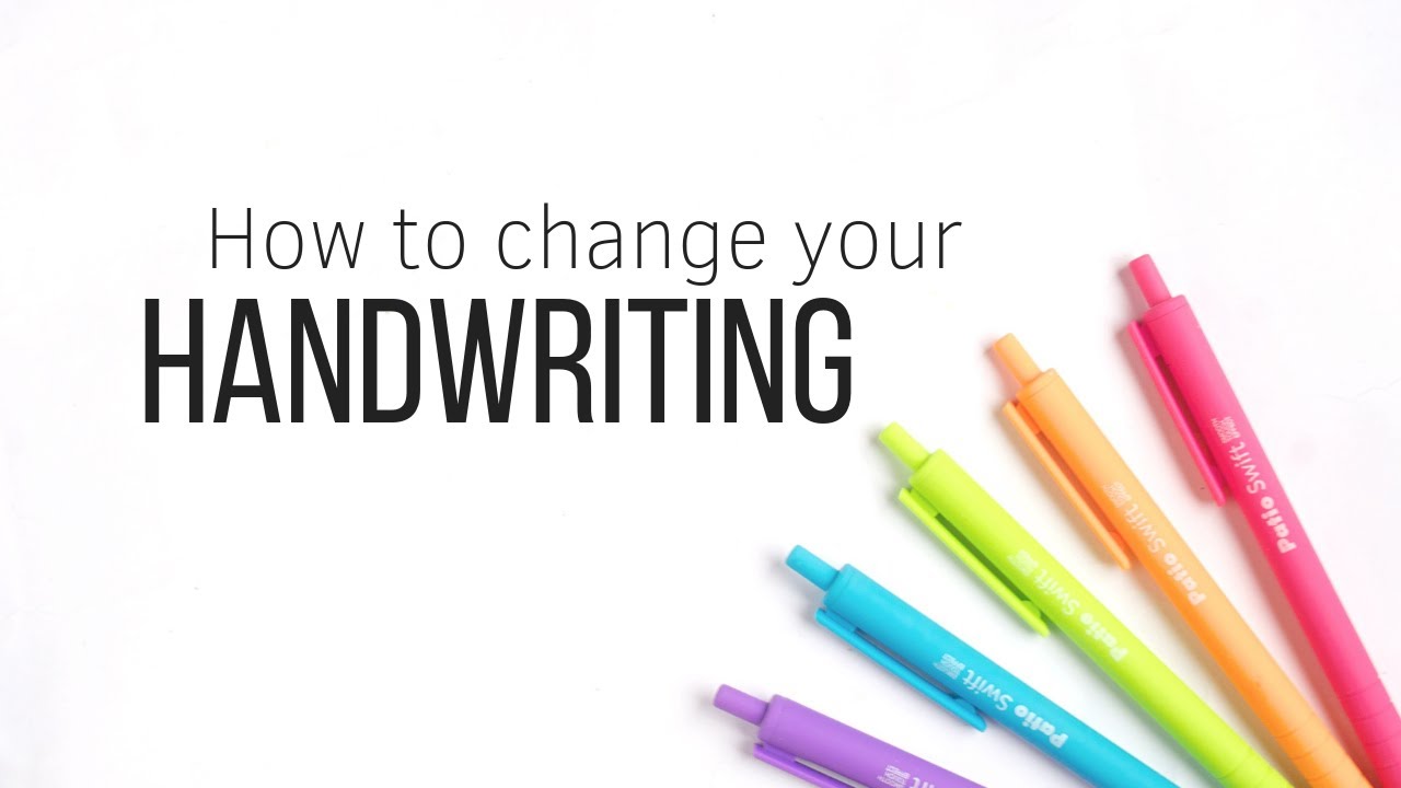 How to change your Handwriting | colorfullllstudy - YouTube