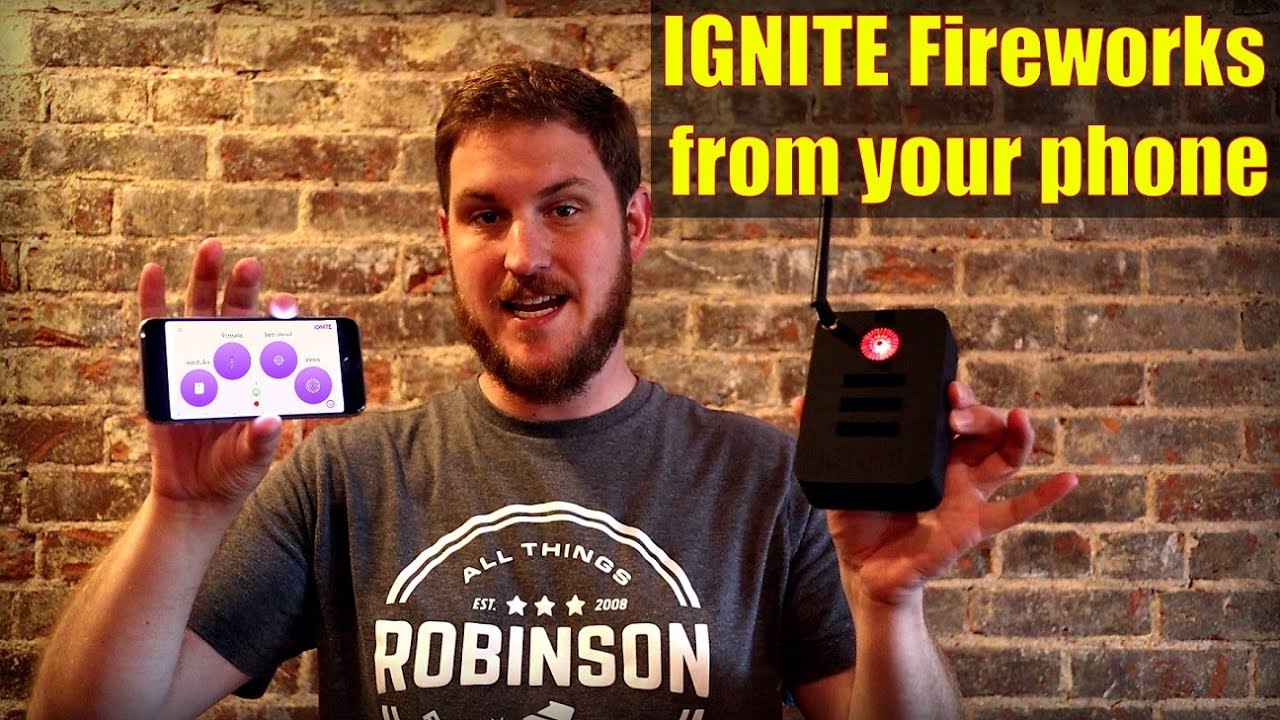IGNITE Fireworks From Your Phone (Full System Tutorial) - YouTube