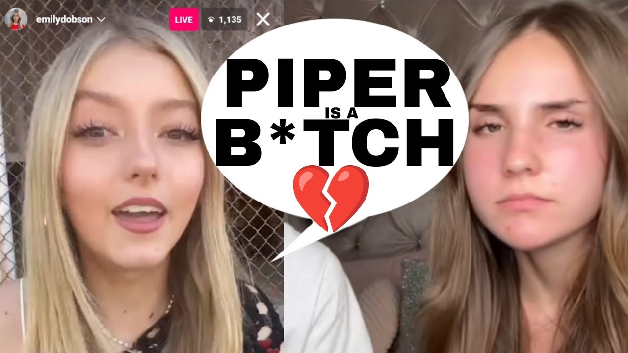 Emily Dobson SHADES Piper Rockelle in new tik tok?? 😱😳 **With Proof ...