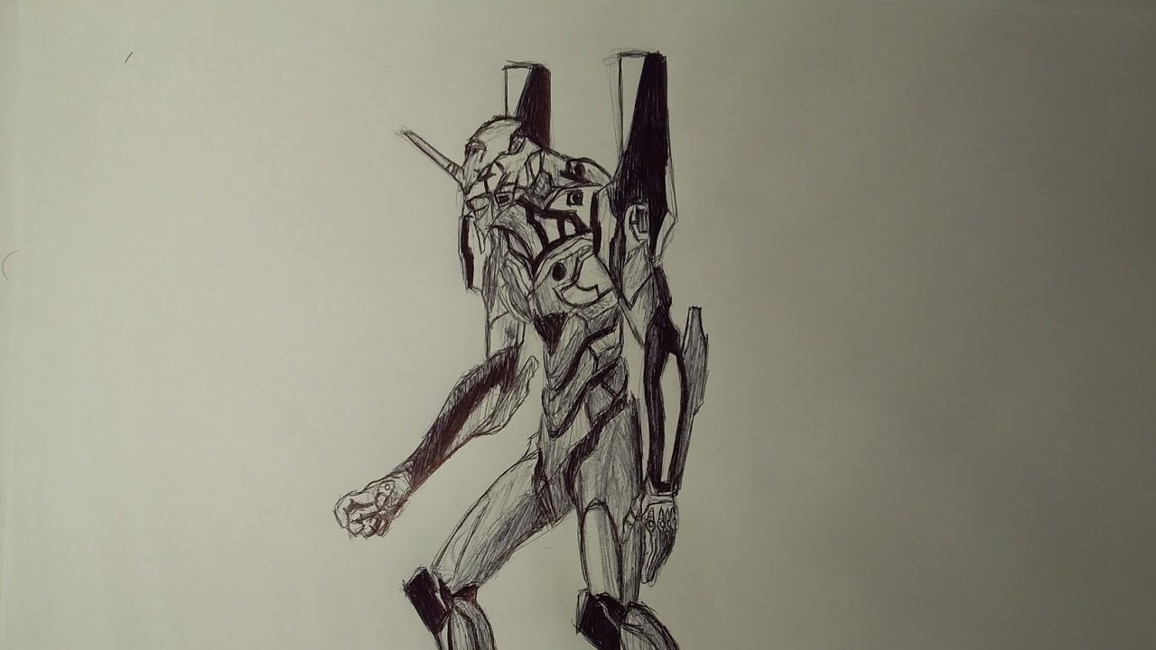 Drawing Evangelion Unit 01 - YouTube
