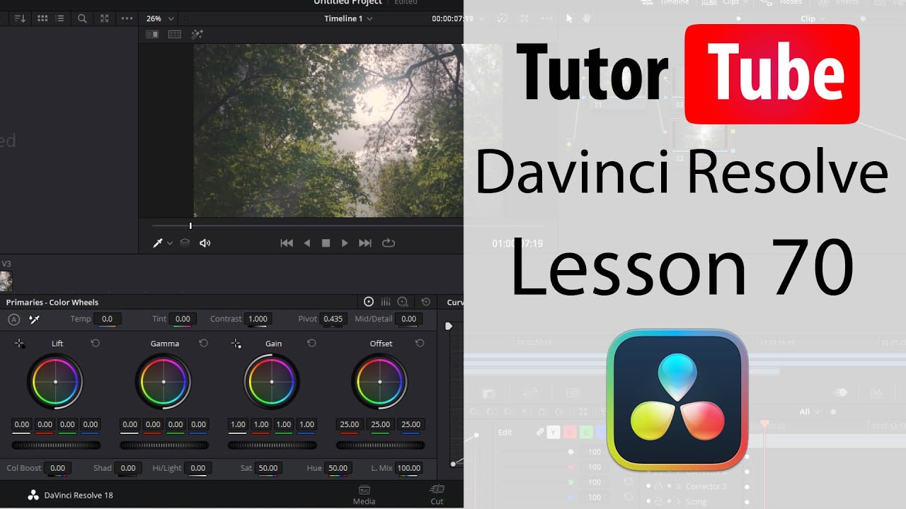 Davinci Resolve Tutorial - Lesson 70 - RGB Mixer - YouTube
