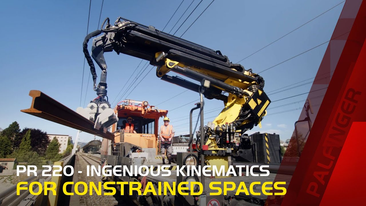 PALFINGER Railway - PR 220: Ingenious kinematics for constrained spaces ...